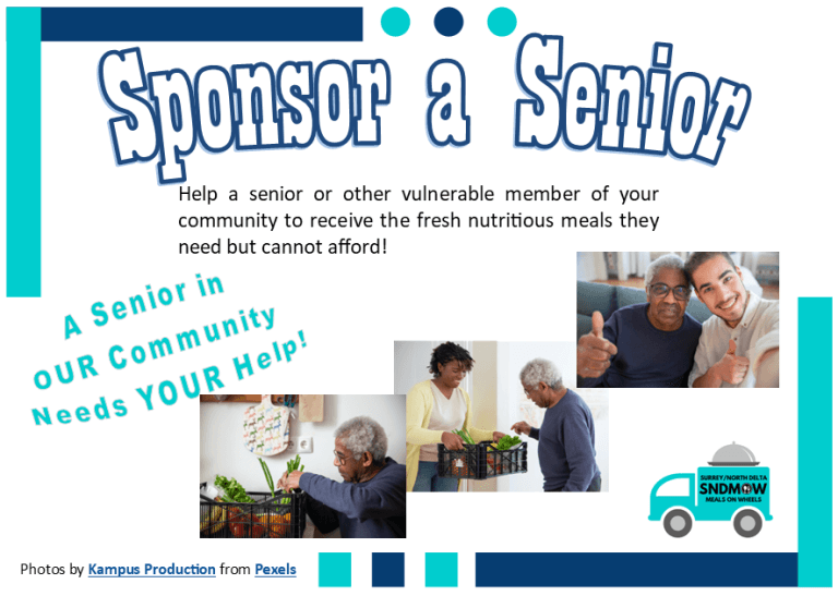 Sponsor a Senior – Surrey-North Delta Meals on Wheels